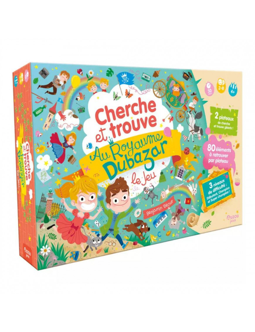 Auzou - Cherche et Trouve Royaume Dubazar - Jeu géant dès 4 ans